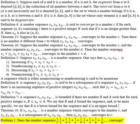 Solved Definition 3 Suppose Each Of A And B Is A Number If Chegg Com