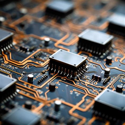 Premium Ai Image A Closeup View Of Soldered Connections On A Circuit Board