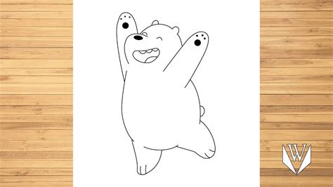 Как нарисовать мы голые медведи шаг за шагом Easy Draw Скачать бесплатно раскраски Youtube