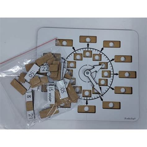 Wood Clock Learner Analogdigital Insert Afrikaans Wood Clock Learner Analogdigital Insert Afrikaans