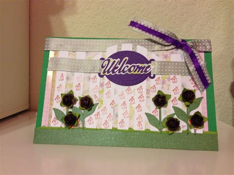 simple welcome card
