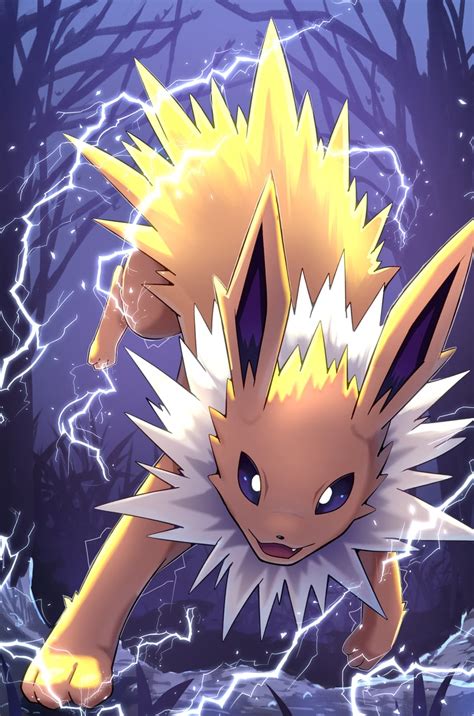 Jolteon Pokemon Drawn By Rumine Yoshi Danbooru