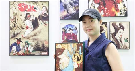일러스트레이터 우나영 서양 동화와 히어로물에 한복을 입히다