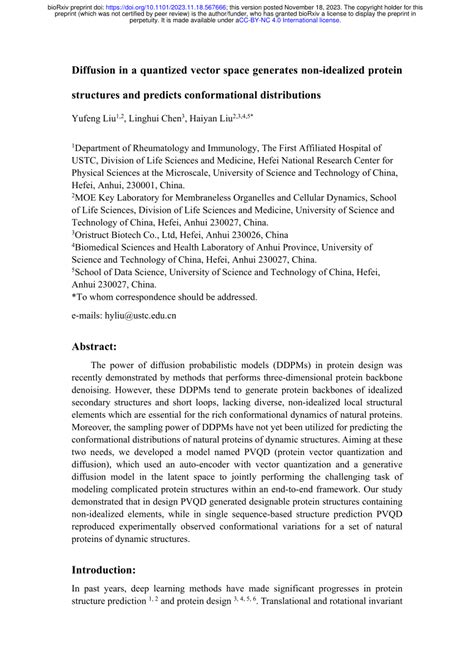 Pdf Diffusion In A Quantized Vector Space Generates Non Idealized