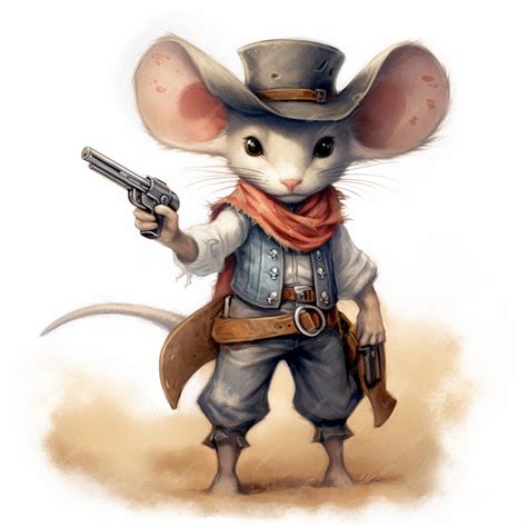 Premium Photo There Is A Mouse With A Gun In His Hand Generative Ai