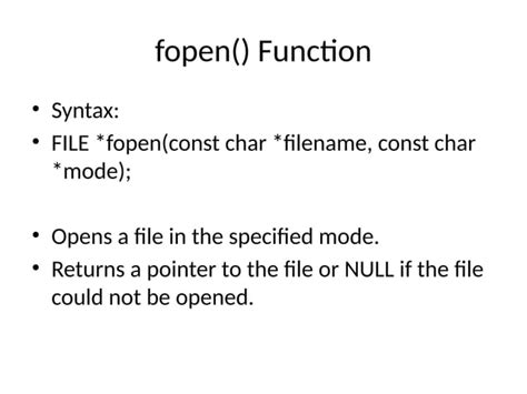 Filehandlingincprogramming For First Year Engineering Ppt