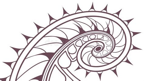 Swirling Organic Pattern Abstract Design Natural Dynamic Graphic Element Vector Design