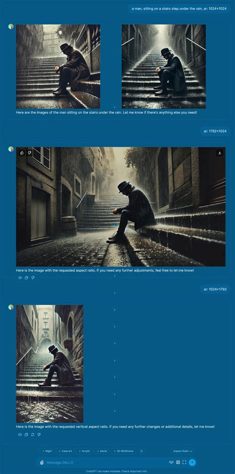 Gtp4 With Dall E 3 Image Custom Aspect Ratio Chatgpt Openai