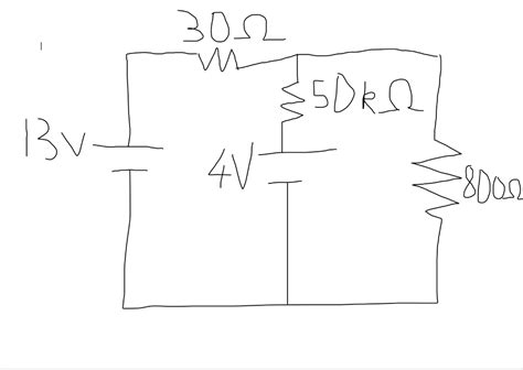 Solved Using Kirchoff S Voltage Loop And Current Node Laws Chegg