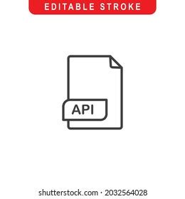 Api File Format Icon Images Stock Photos Vectors Shutterstock
