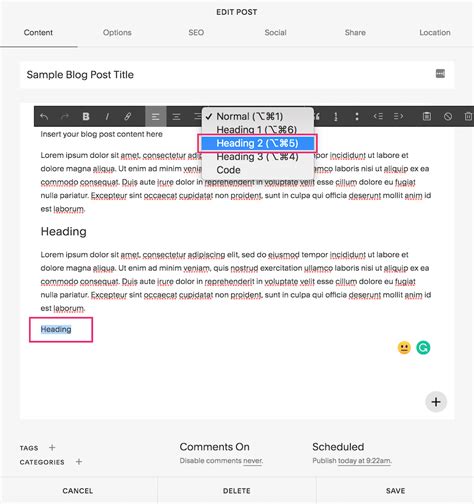 How To Create A Blog In Squarespace For Your Business Lauren Taylar