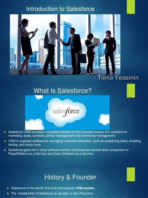 Introduction To Salesforce Pdf Salesforcecom Cloud Computing