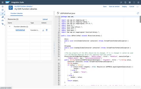 sap integration suite import pi po function libr sap community