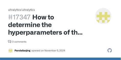 How To Determine The Hyperparameters Of The Loss Function For Object Detection · Issue 17347