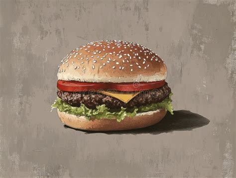 Assembling A Minimalist Flat Burger With Lettuce And Tomato Is A Hassle