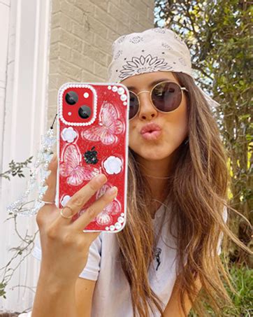 Amazon Com Goocrux In Case For Apple IPhone D Butterfly Clear With Design Aesthetic For