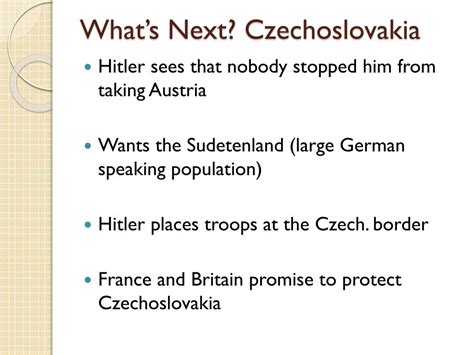 Ppt The Prelude To War Hitlers Expansion In Austria And