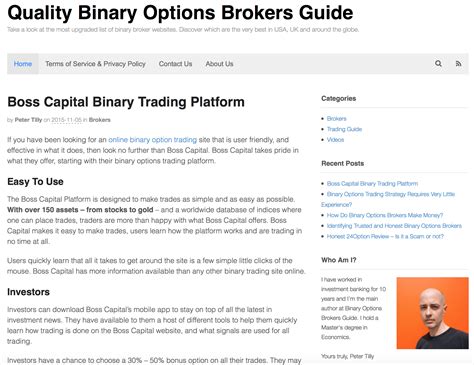binary options brokers guide publishes new cheat sheet to binary options trading strategies