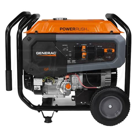 Generac GP8000E - 8000 Watt Electric Start Portable Generator 49-State