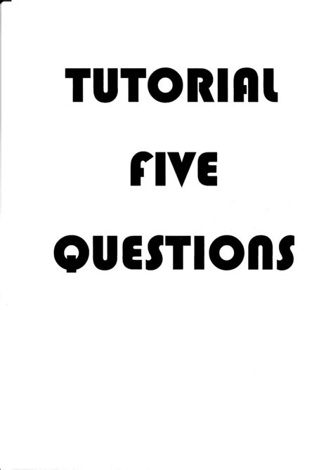 tutorial 5 questions and final answers updated textbook 390