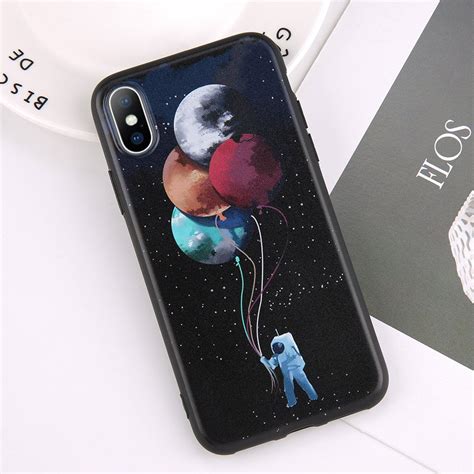 Clear Space Phone Case For Iphone 6 6s 7 8 Plus X Xr Xs Max Coque