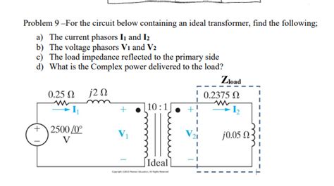 Solved Problem 9 For The Circuit Below Containing An Ideal