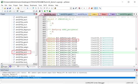 Stm32——继电器控制灯的开关stm32继电器开关程序 Csdn博客