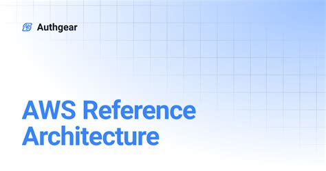 Aws Reference Architecture Authgear