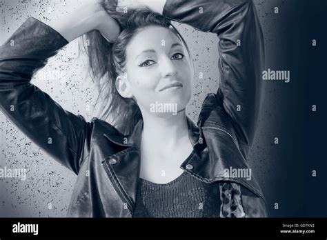 Beautiful Woman Happy And Fun Stock Photo Alamy