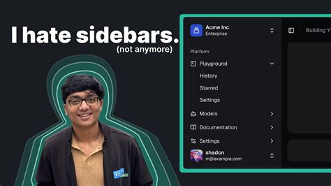 Adding A Sidebar To Your Website Just Got A Whole Lot More Easier With Shadcn Youtube