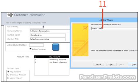 Cara Membuat List Box Di Access 2013