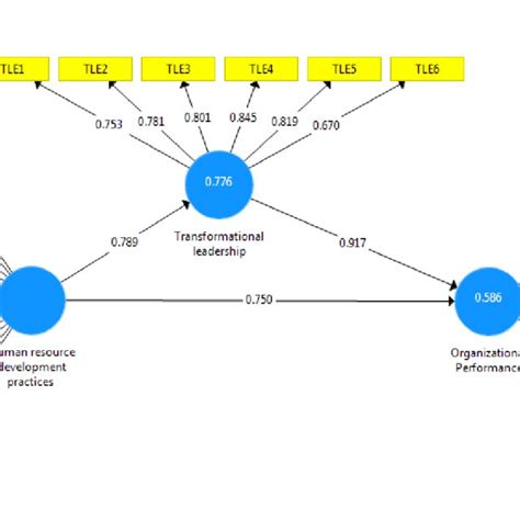 r 2 path coefficients and factor loading source the authors