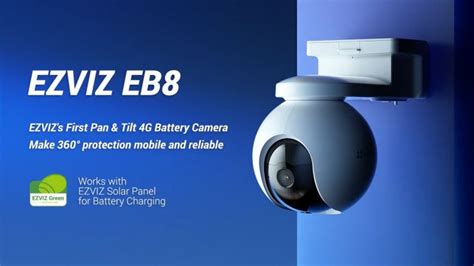 Camera Ezviz Eb8 Sử Dụng Sim 4g Không Dùng Wifi Tích Hợp Pin Sạc Kèm