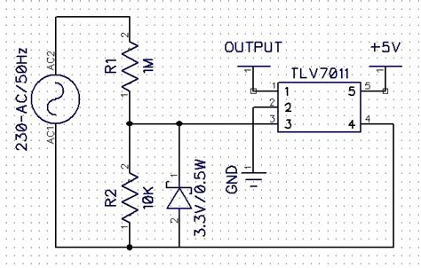 Tlv7011 Zero Cross Detector Zcd Application Amplifiers Forum Amplifiers Ti E2e Support Forums