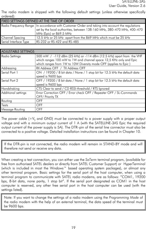 Satel Satel 3as Vhf Satelline 3as Vhf User Manual Satelline 3as Userguide V2 6a