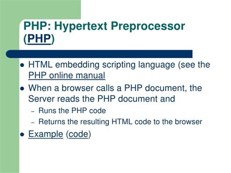 Dynamic Web Programming