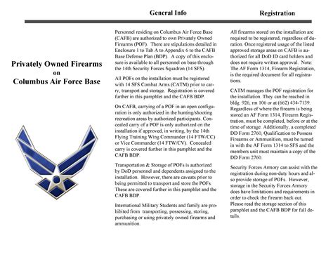 14th Security Forces Squadron Columbus Air Force Base 14th Security Forces Squadron