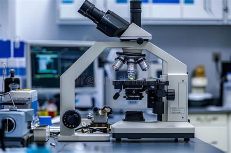 Scanning Electron Microscope In A Physical Lab Computer Education