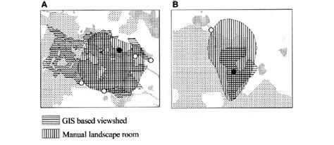 Comparison Of Visual And Gis Based Viewshed Analysis Identifying The