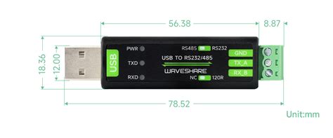 USB To RS232 485 Serial Converter Onboard Original FT232RNL Chip Multiple Devices Applicable