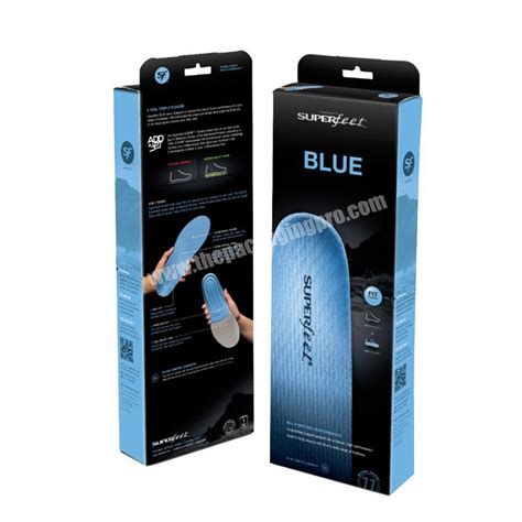 Professional Custom Printing Cardboard Paper Shoes Insole Packaging Box Manufacturer