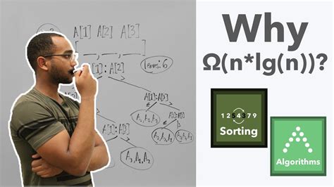 why comparison based sorting algorithms are Ω n lg n youtube