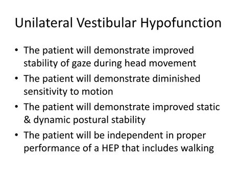 Ppt Vestibular Disorders Powerpoint Presentation Free Download Id