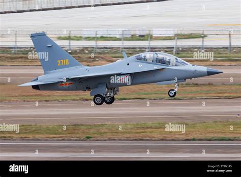 A Chinese Peoples Liberation Army Air Force Hongdu Jl 10 Advanced Jet