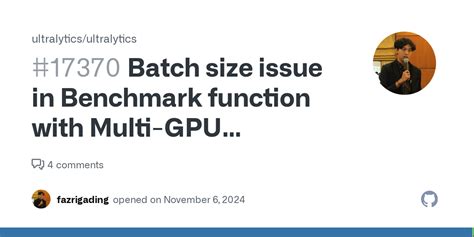 Batch Size Issue In Benchmark Function With Multi Gpu Autobatch With Batch