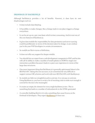 How Backbone Js Is Different From Ember Js PDF