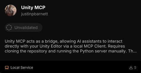 Unity Mcp Mcp Servers Lobehub
