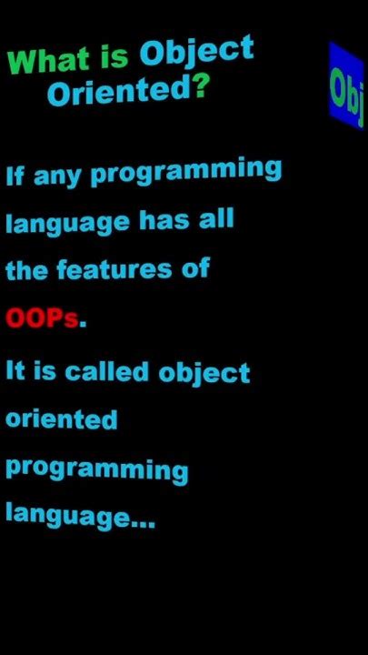 What Is Object Oriented Programming Objectorientedprogramming