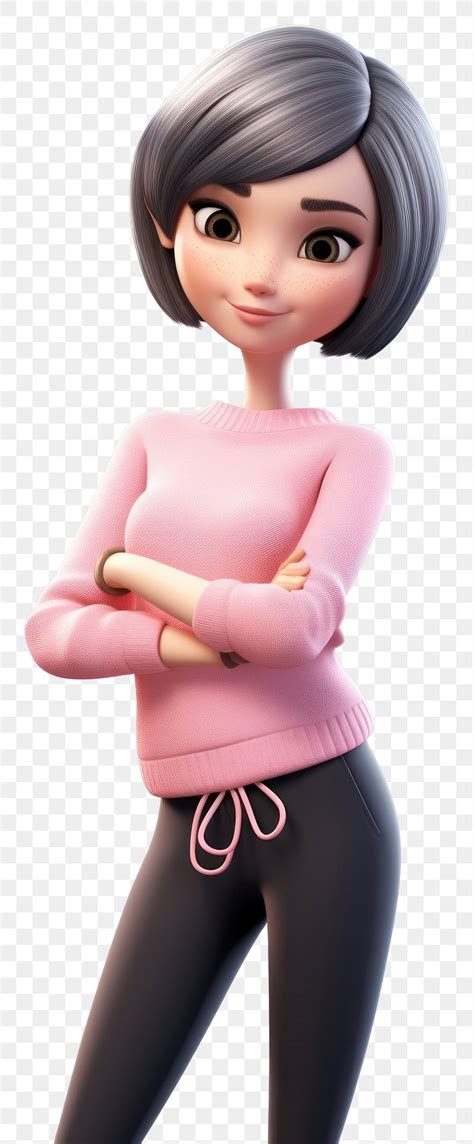 Png Smiling Fashion Cartoon Adult Premium Png Rawpixel