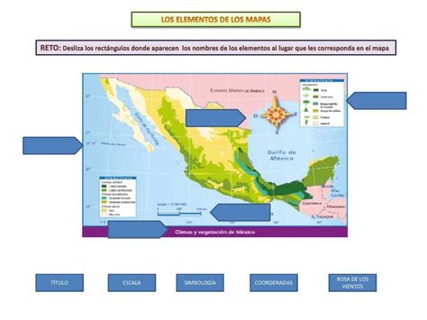 Hojas De Trabajo De Elementos Del Mapa